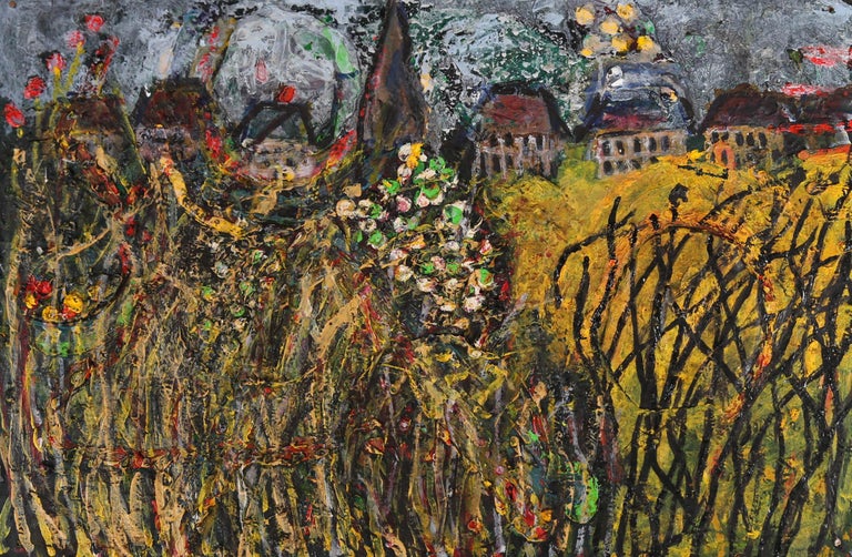 Charles Stockings - Charles Stockings - Abstract School 1983 Oil ...