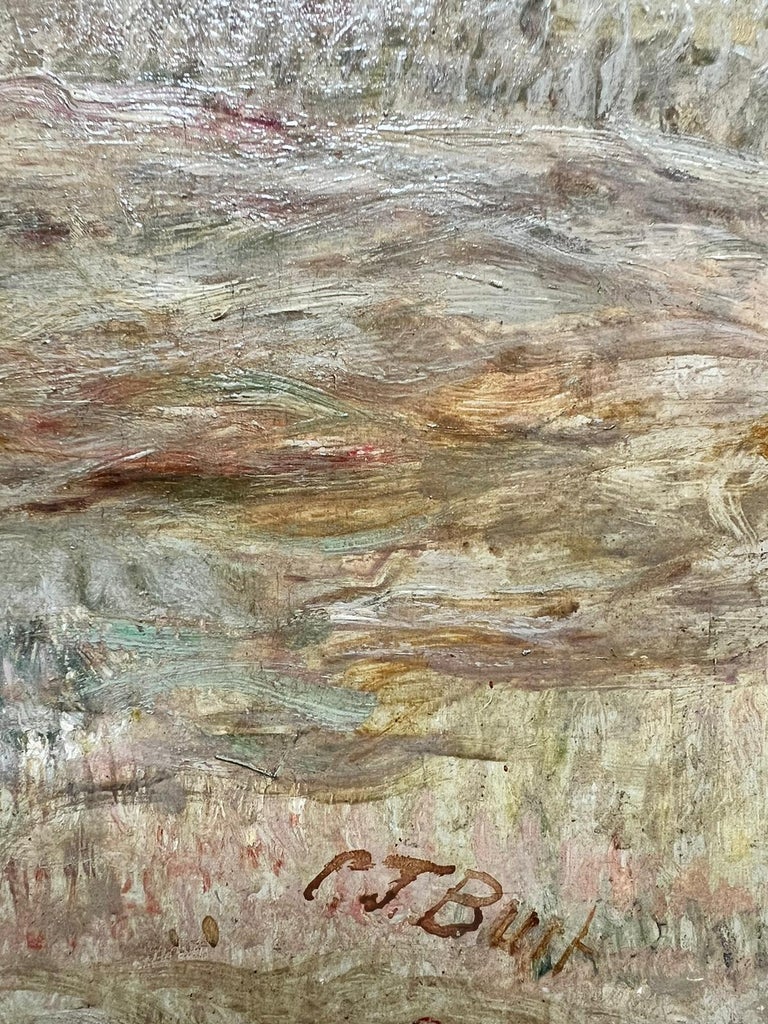 Charles Thomas Burt - Huge Victorian Signed Oil Painting Hay Making in ...