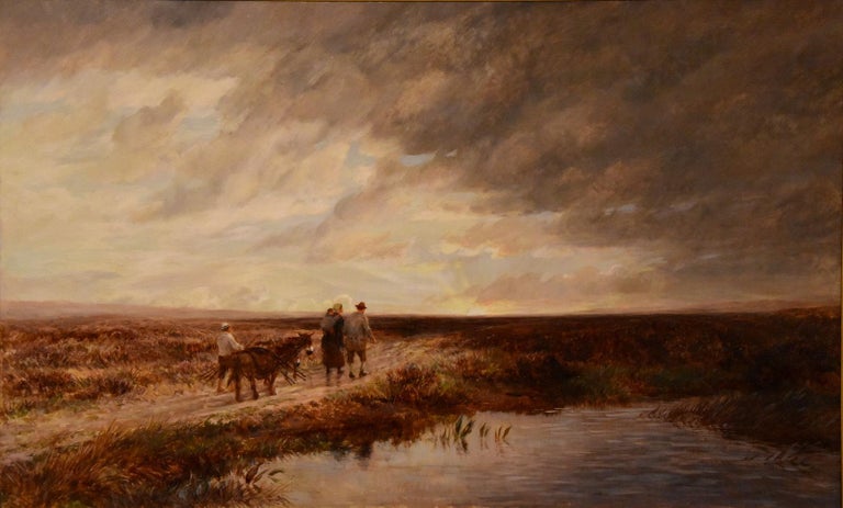 Charles Thomas Burt - Oil Painting by Charles Thomas Burt "Off to ...