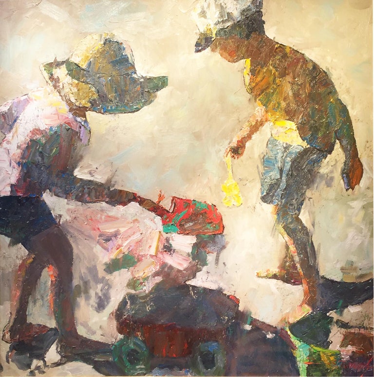 Charles Warren Mundy - Summer Fun - Sand Wagon For Sale at 1stDibs