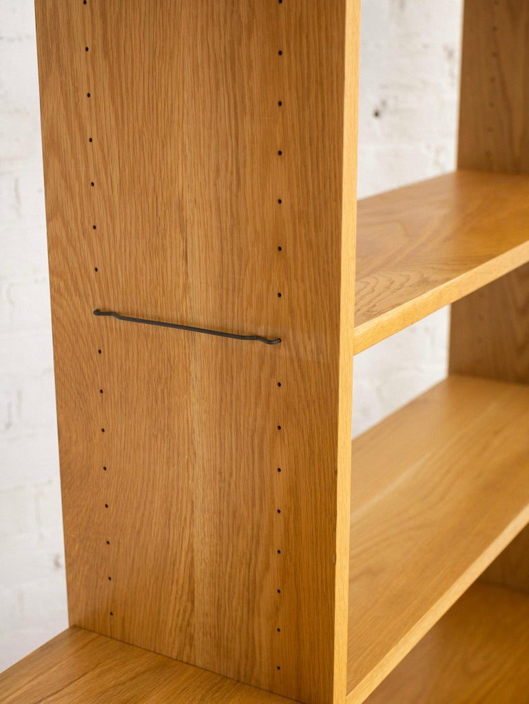 Charles Webb Double Bay Shelf System in Blonde Oak For Sale at 1stDibs