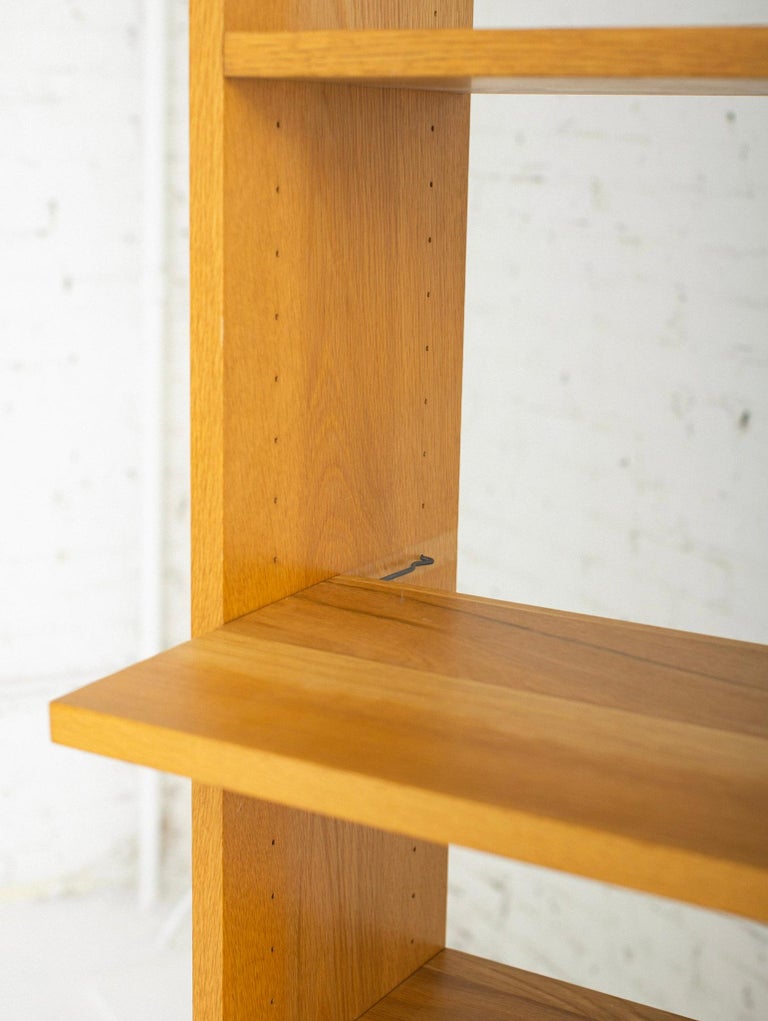 Charles Webb Double Bay Shelf System in Blonde Oak For Sale at 1stDibs