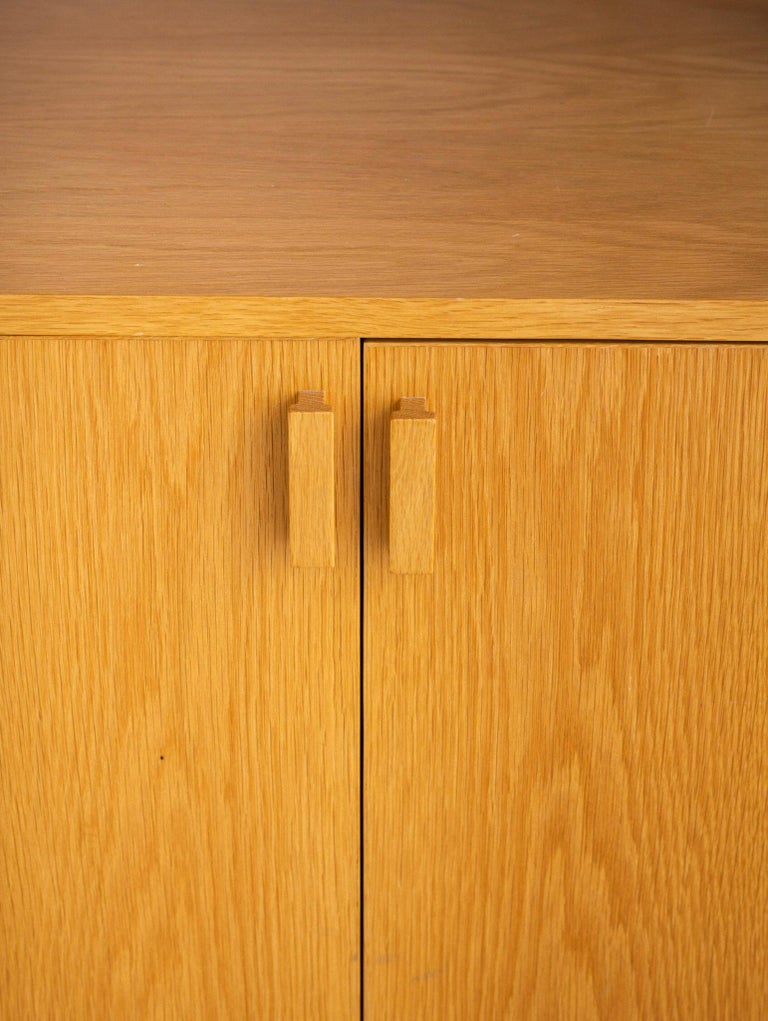 Charles Webb Double Bay Shelf System in Blonde Oak For Sale at 1stDibs