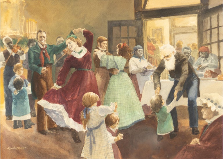 Charles William Shaw - "Celebration" Festive Party Scene For Sale at ...