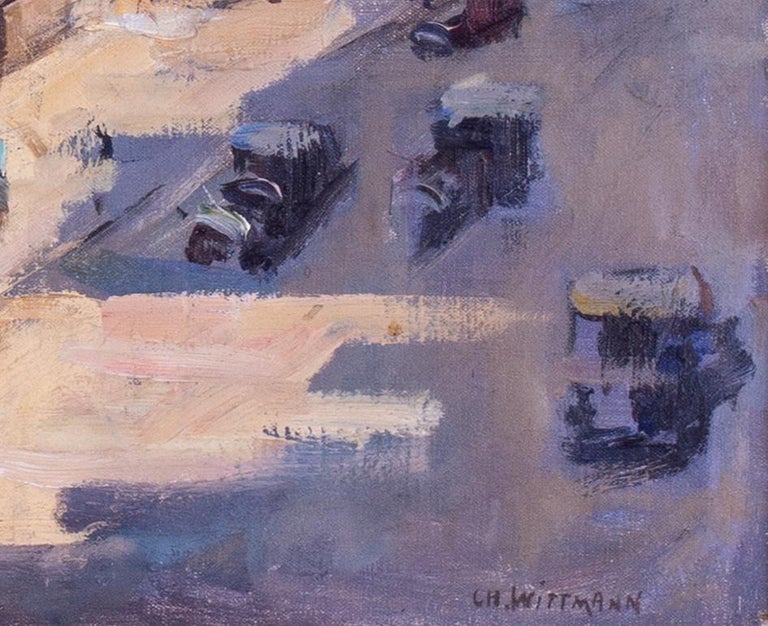 Charles Wittmann - Post impressionist scene of Notre Dame, Paris by ...
