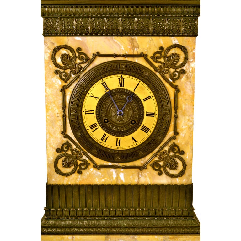 Charles X Clock and Garniture For Sale at 1stDibs