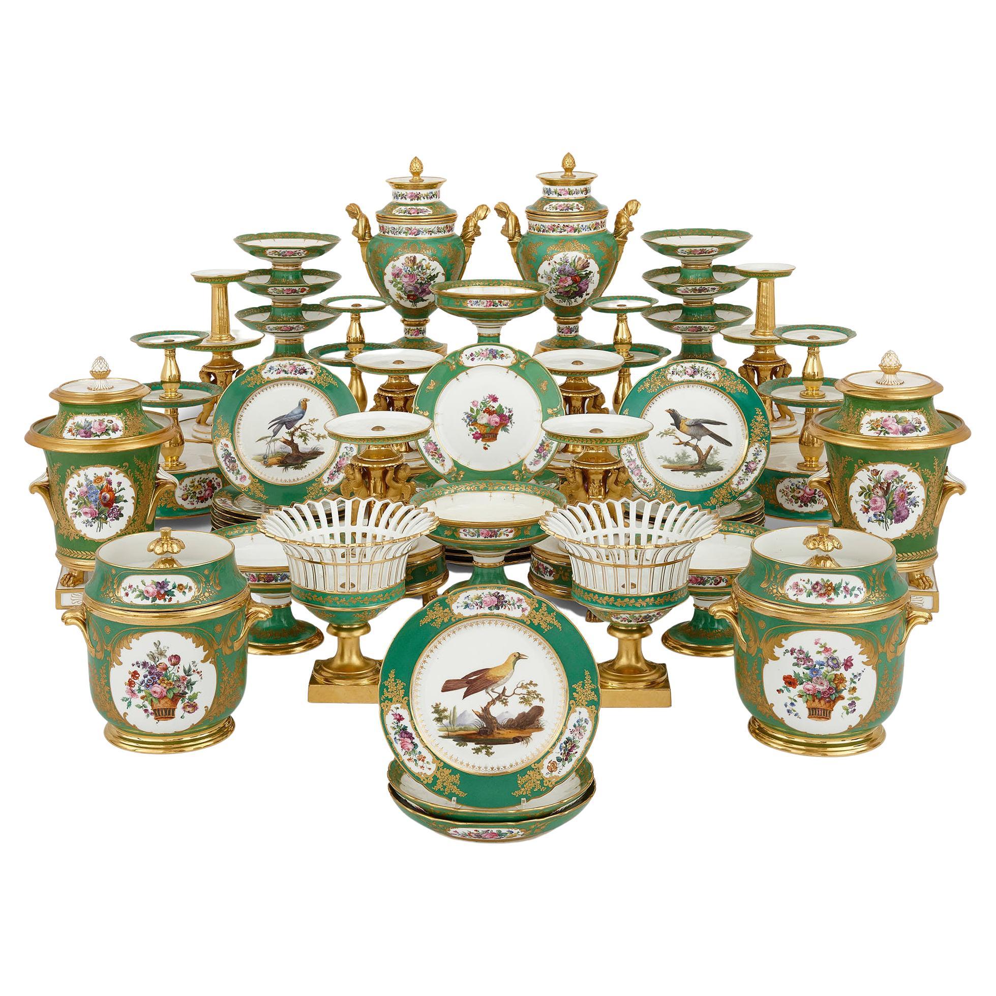 French 19th Century 95-Piece Old Paris Porcelain Dinner Service at 1stDibs