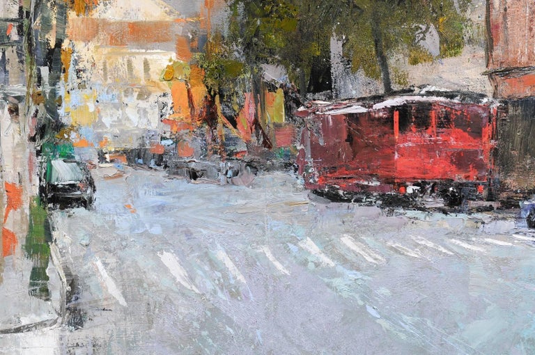 Charleston Desire I, American Contemporary Cityscape Painting by Andy ...