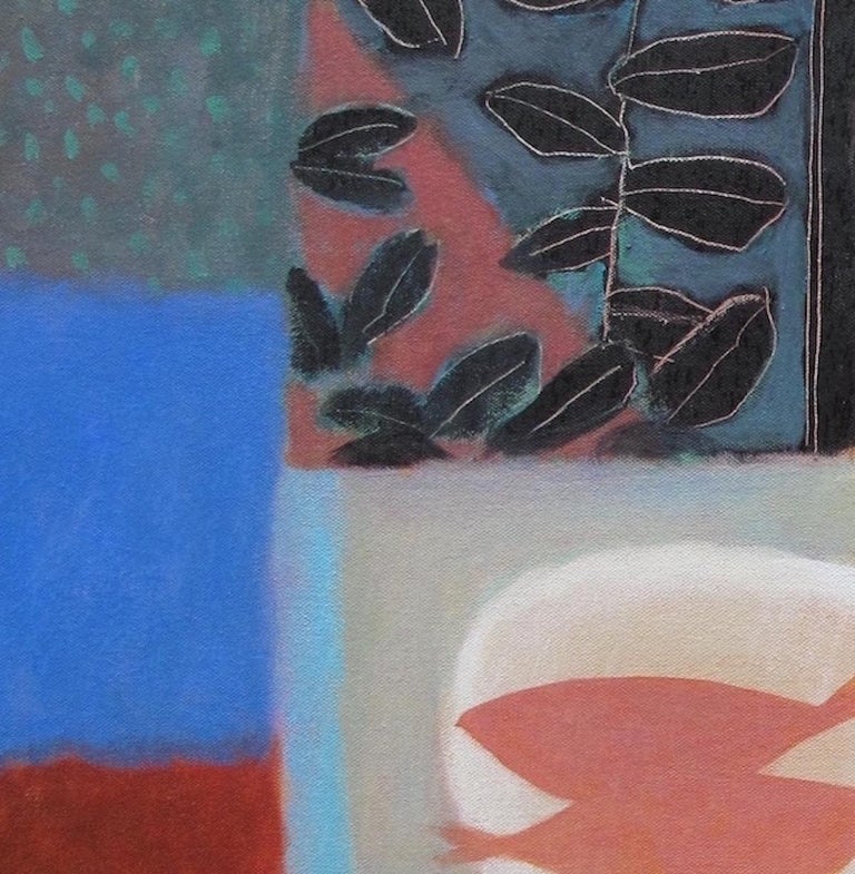 Charlie Baird - Two Fish and Bird, Original Still Life Painting ...
