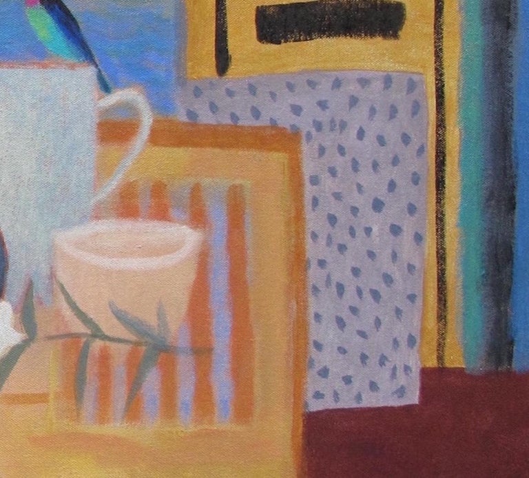 Charlie Baird - Two Fish and Bird, Original Still Life Painting ...