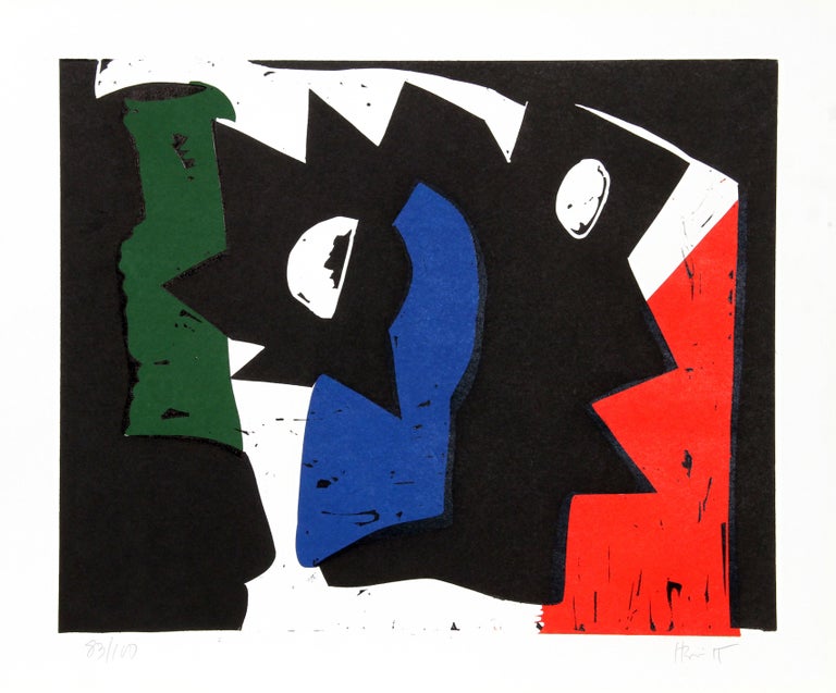 Charlie Hewitt - Untitled Abstract Woodcut by Charlie Hewitt For Sale ...