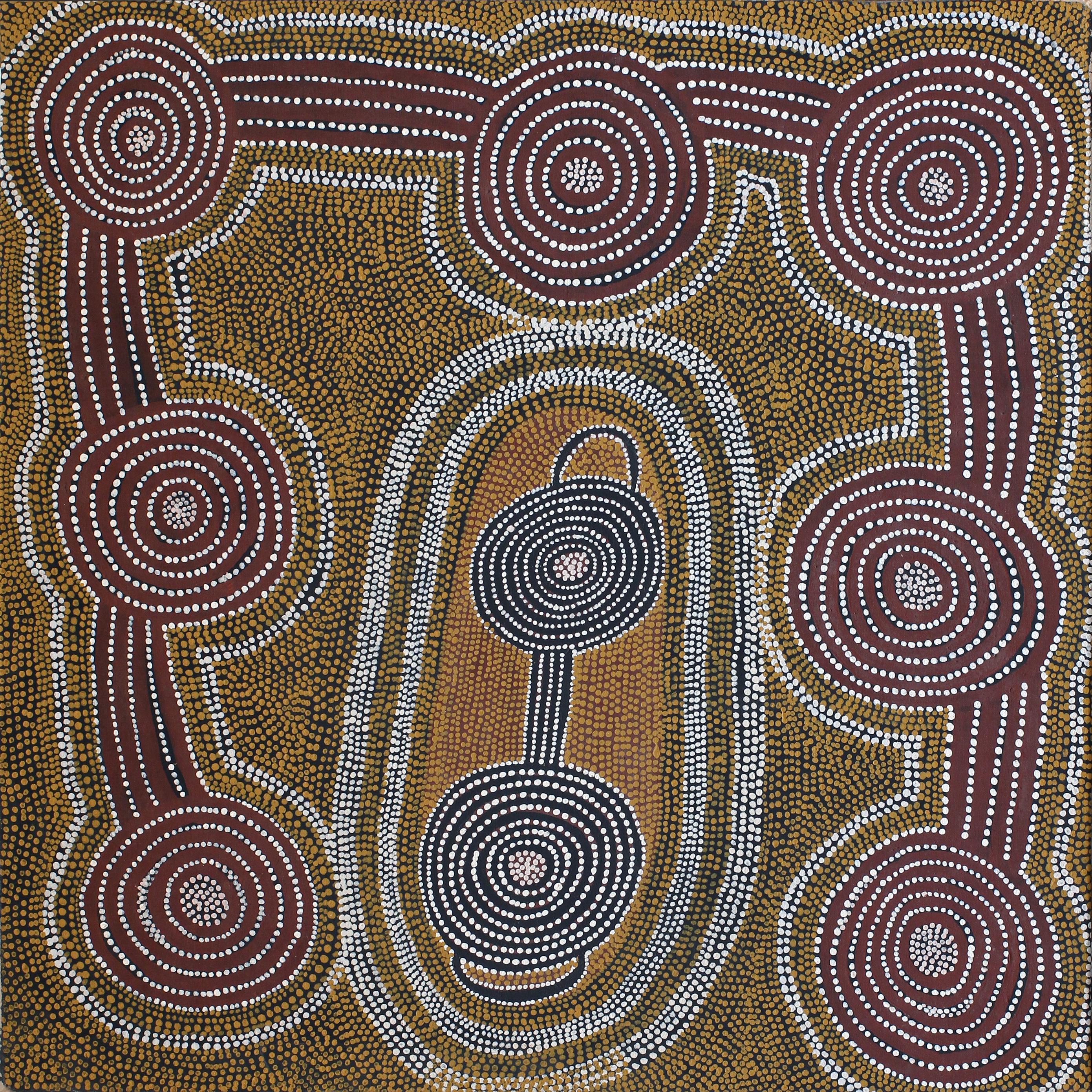 Charlie Tjapangati - Untitled For Sale at 1stDibs