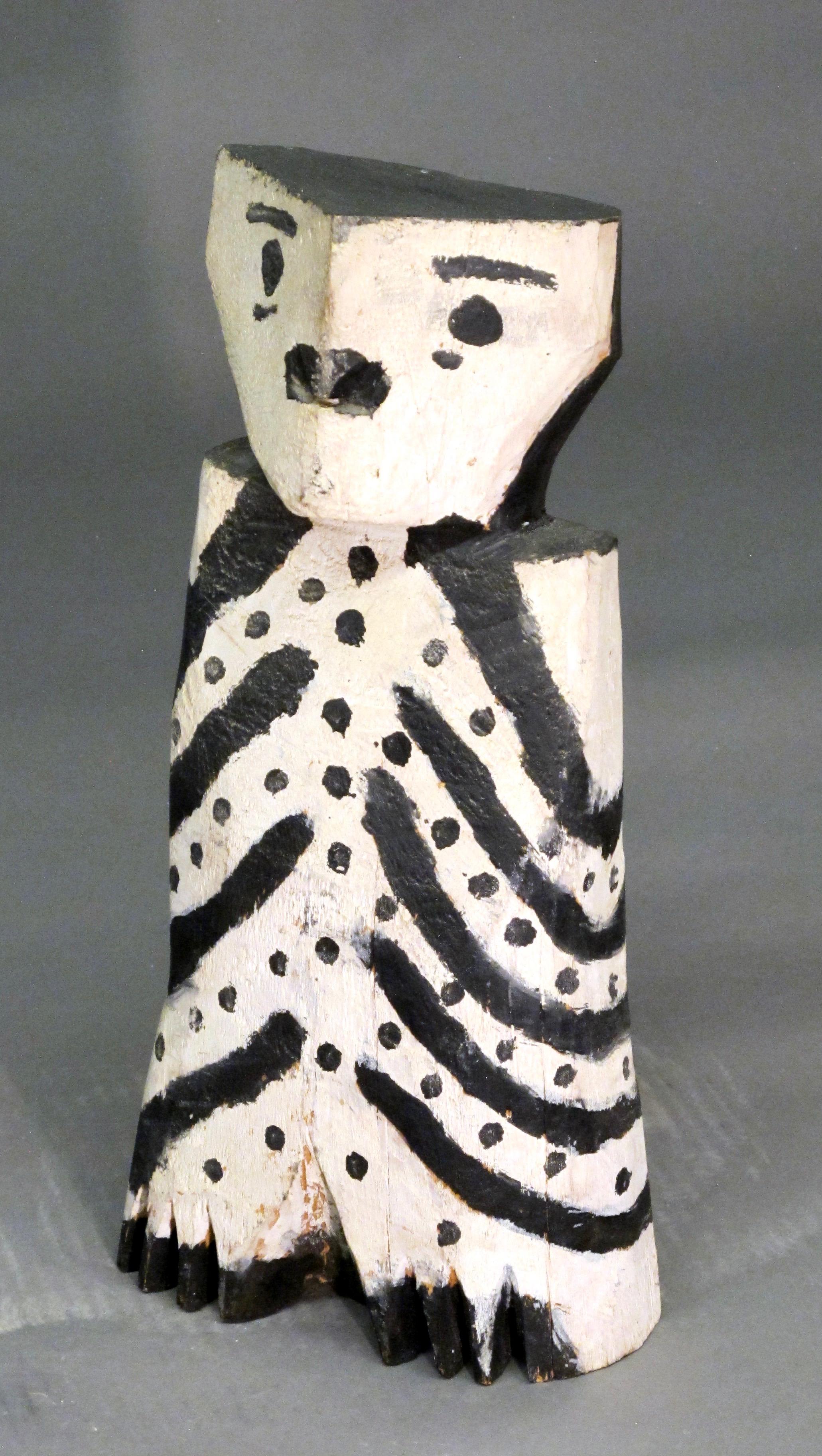 Unknown - "BaPende Statue - Zaire," Carved Wood Sculpture created in ...
