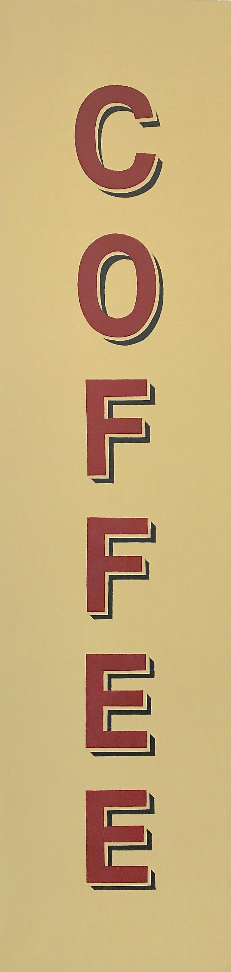 Charlotte Andry Gibbs - "Coffee (Marquee)" Pop-Art Americana Sign ...