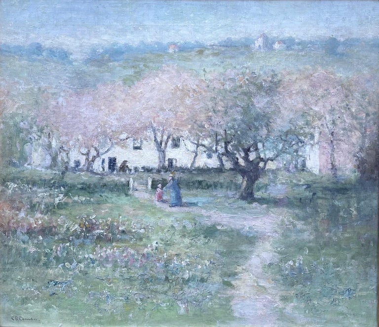 Charlotte Buell Coman - Bucolic Scene For Sale at 1stDibs