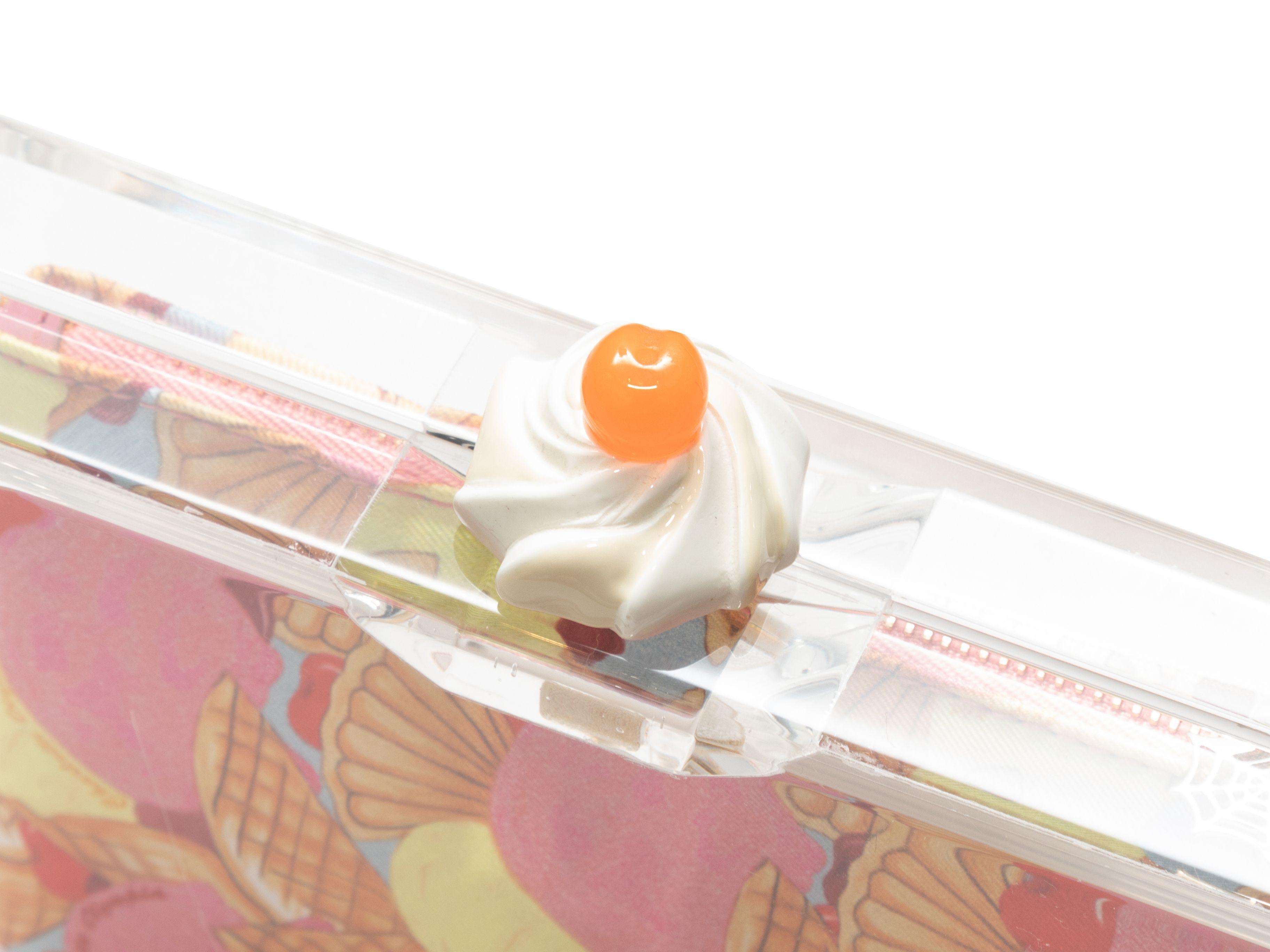 Charlotte Olympia Clear Acrylic Box Clutch For Sale at 1stDibs ...