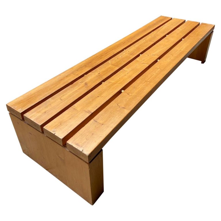 Charlotte Perriand, Bench 4 Slates, 1970 at 1stDibs