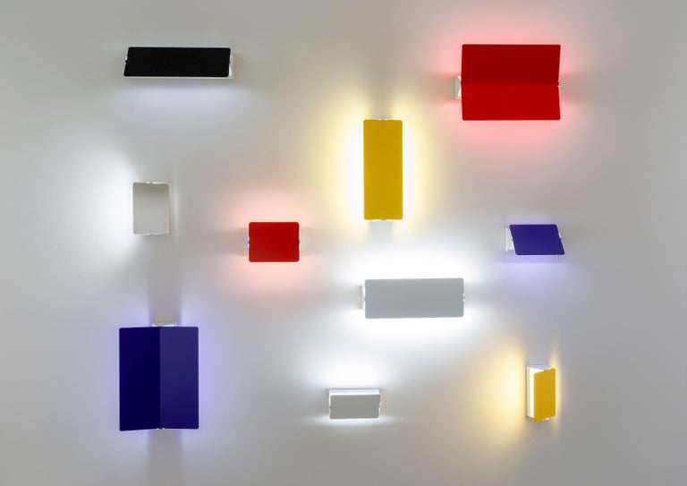 Charlotte Perriand 'Applique à Volet Pivotant' Wall Light in Blue for ...