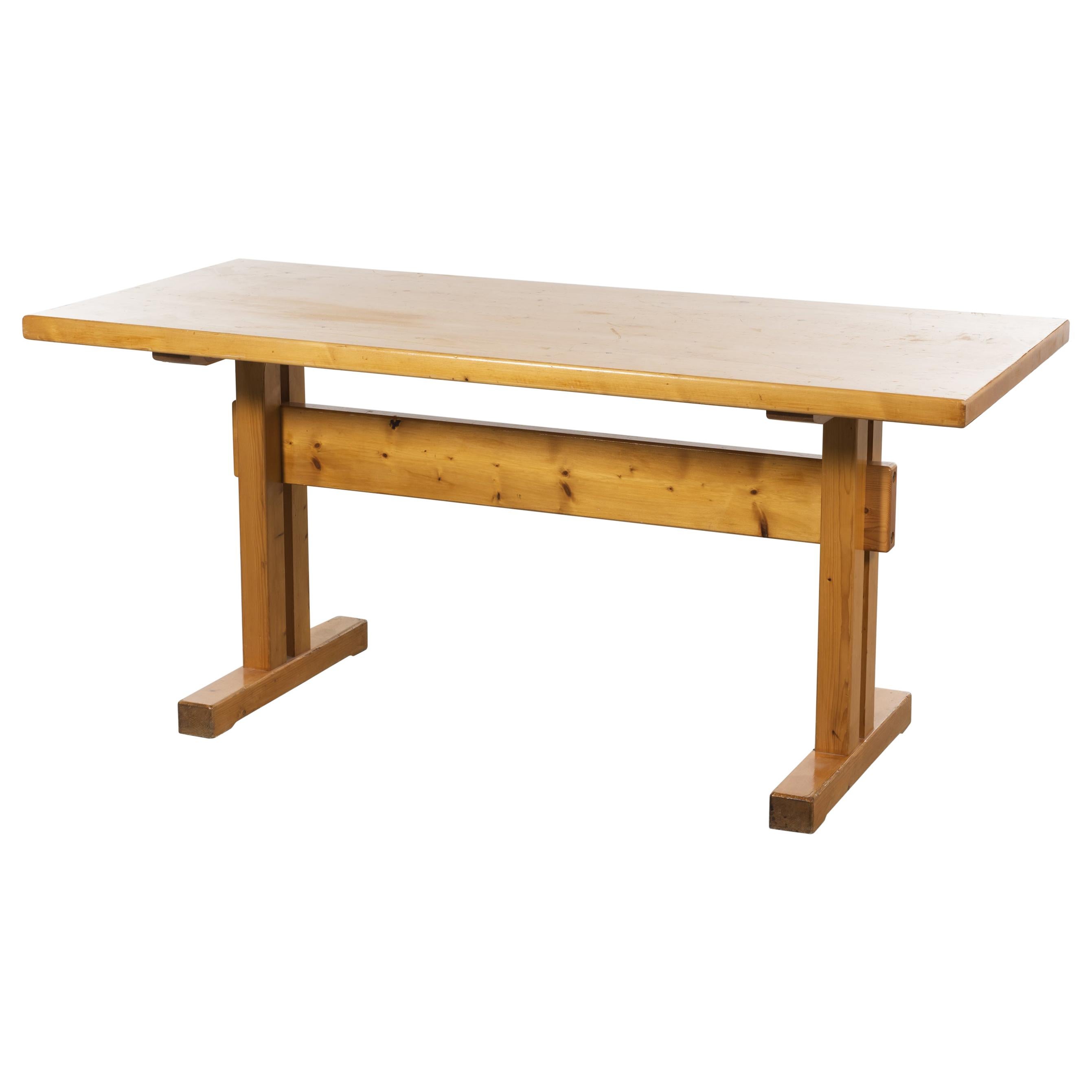 Charlotte Perriand Dining Table for Les Arcs Ski Resort, circa 1960 at ...