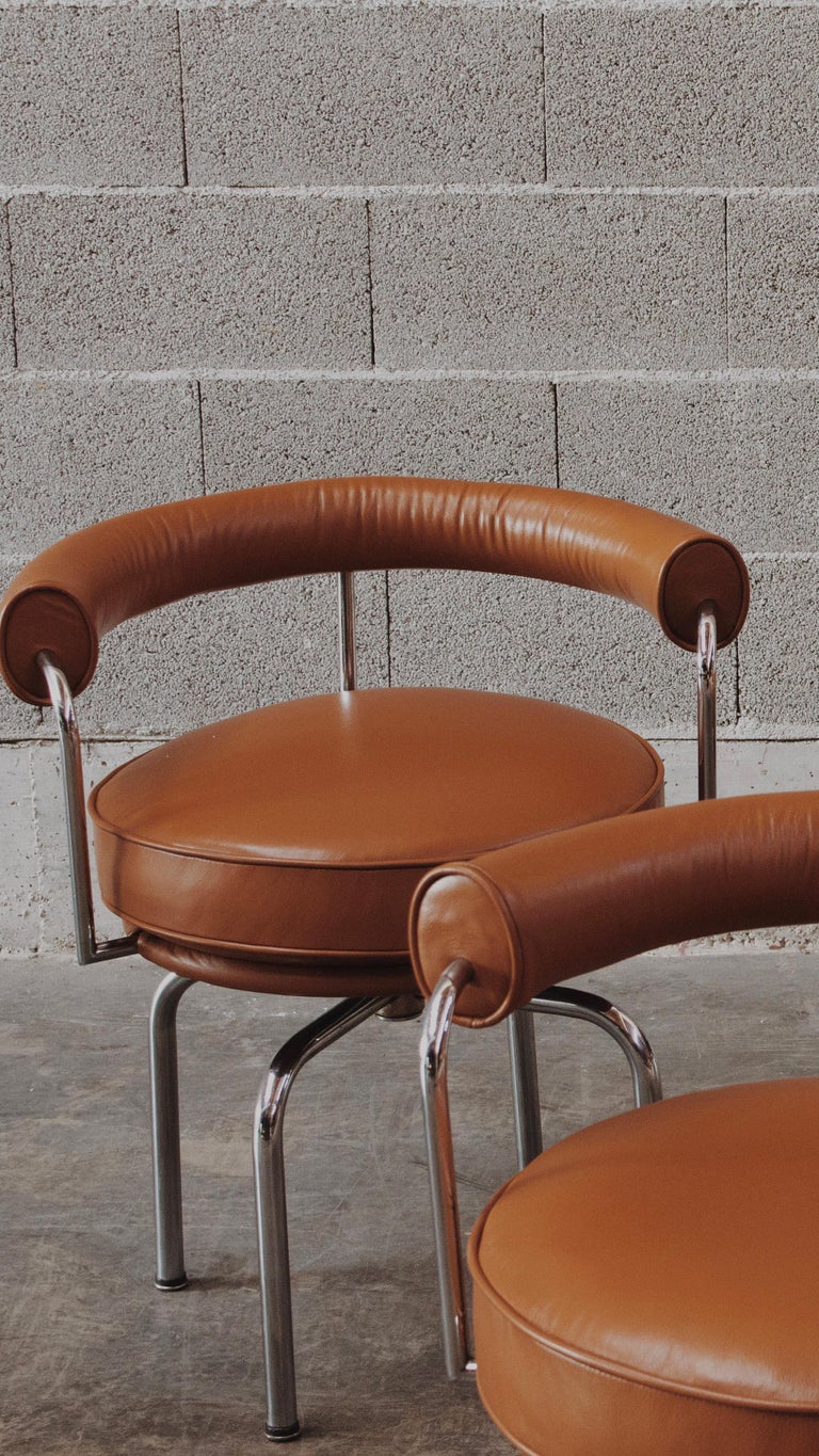 Charlotte Perriand “LC7” Dining Chairs for Cassina, 1927, Set of 2 For ...