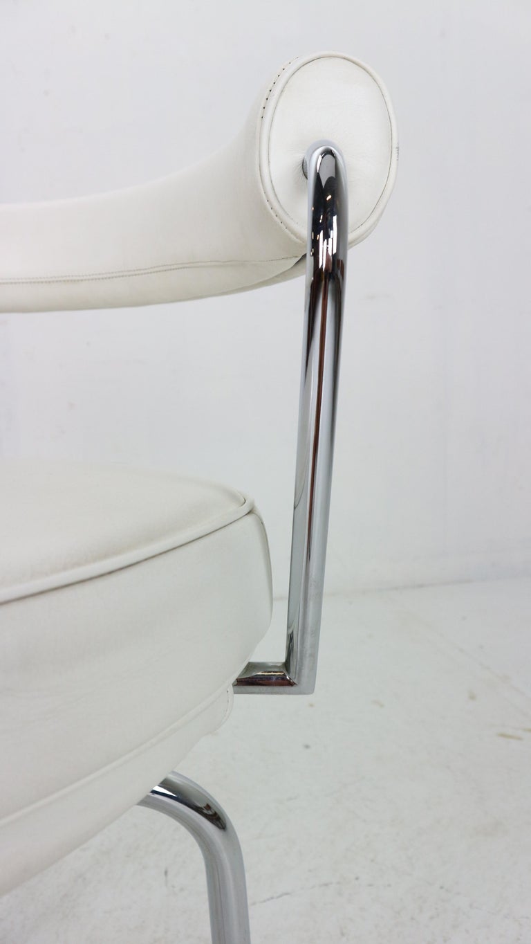 Charlotte Perriand, Le Corbusier “LC7” Swivel Chair for Cassina, 1927 ...