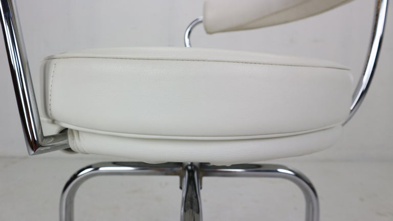 Charlotte Perriand, Le Corbusier “LC7” Swivel Chair for Cassina, 1927 ...