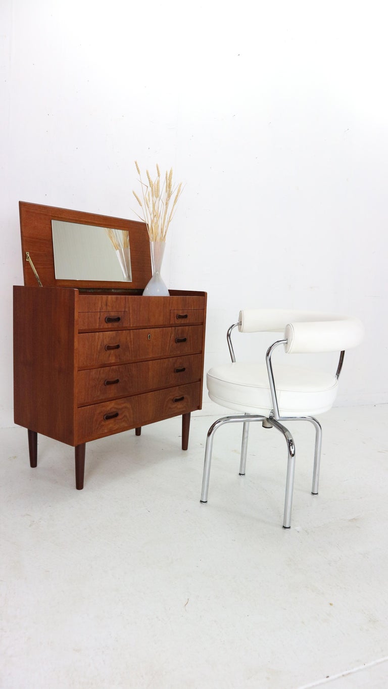 Charlotte Perriand, Le Corbusier “LC7” Swivel Chair for Cassina, 1927 ...