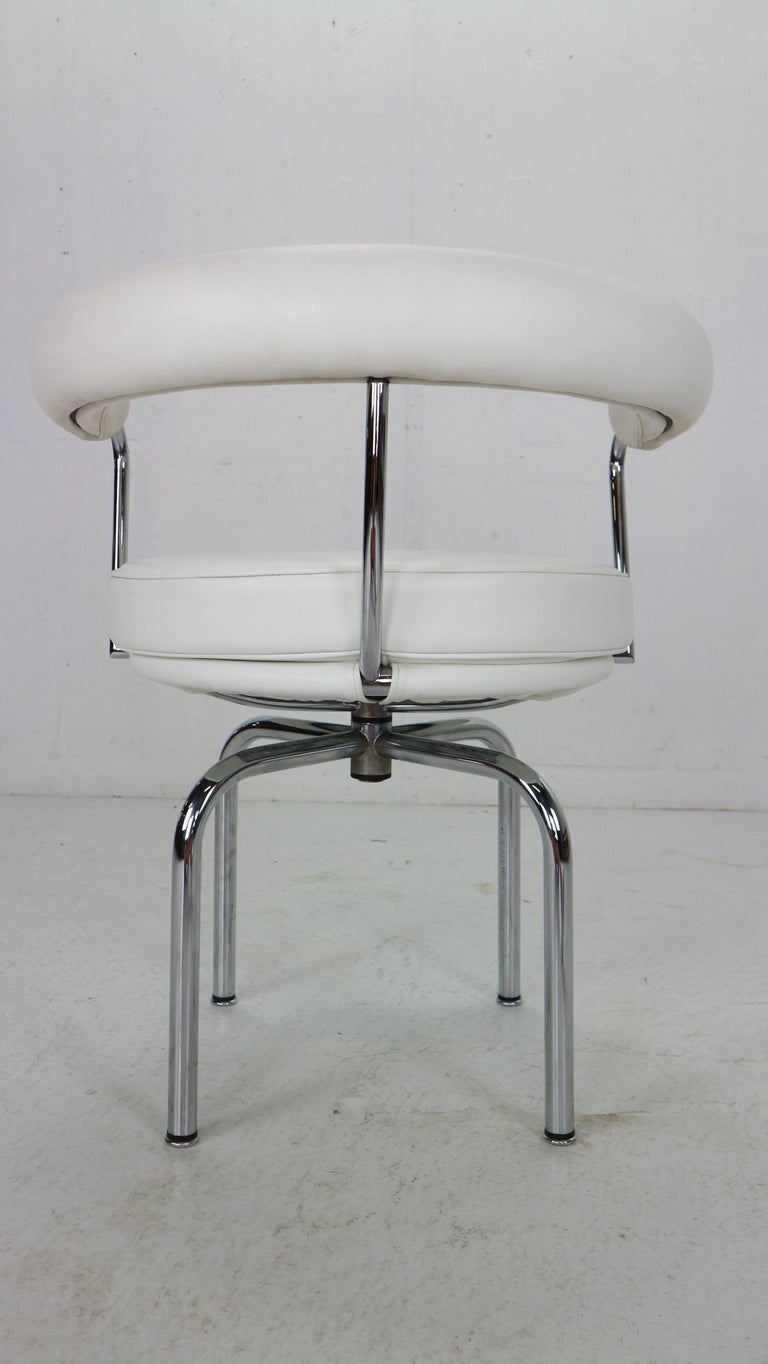 Charlotte Perriand, Le Corbusier “LC7” Swivel Chair for Cassina, 1927 ...