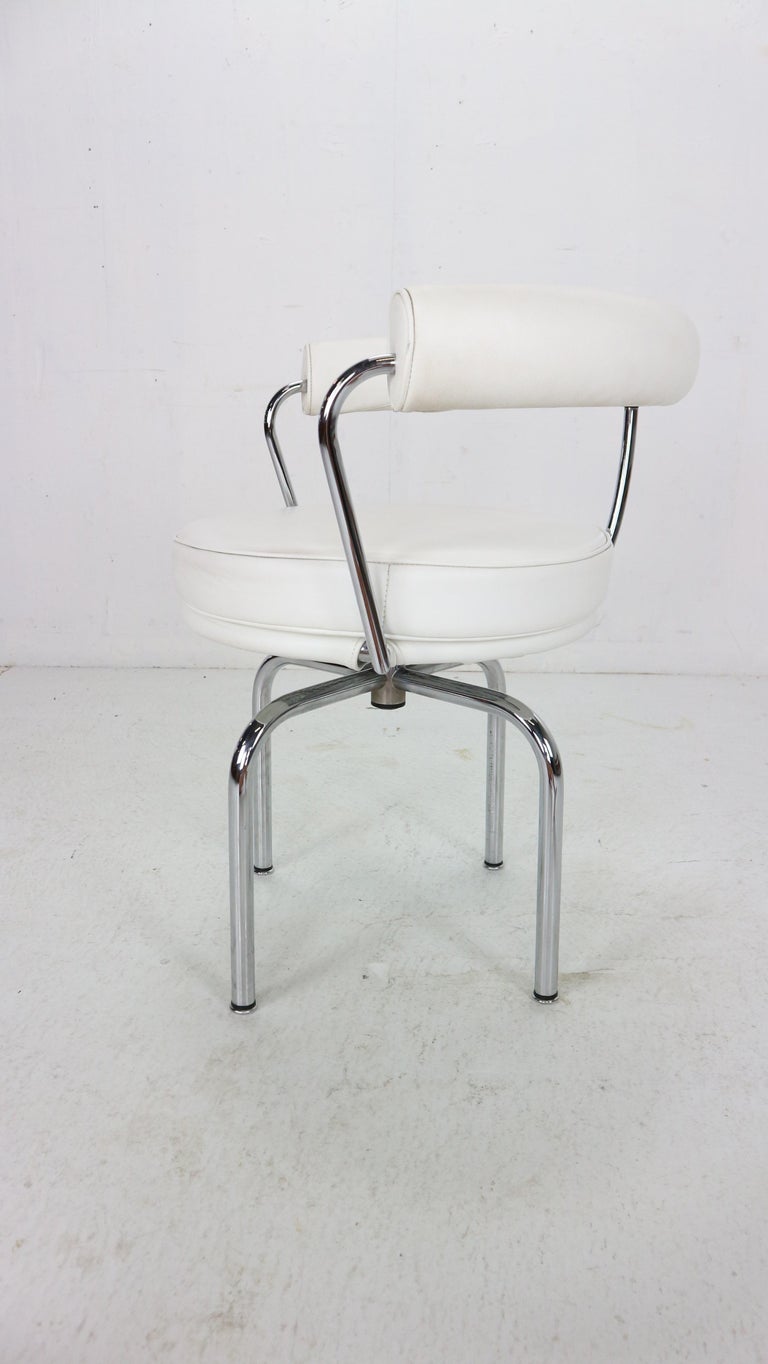 Charlotte Perriand, Le Corbusier “LC7” Swivel Chair for Cassina, 1927 ...