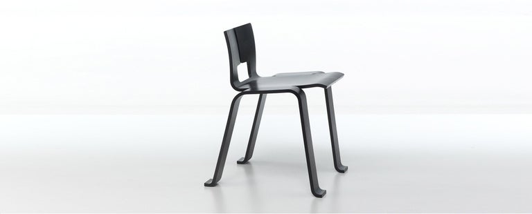 Charlotte Perriand Ombra Tokyo Chair, Oak Stained Black by Cassina For ...