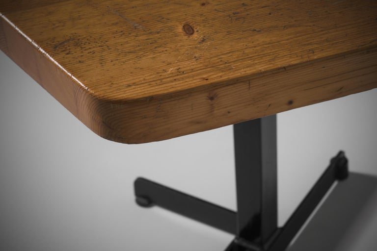 Charlotte Perriand Pentagonal Table for Les Arcs, France, 1960s at 1stDibs