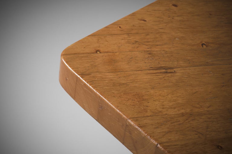 Charlotte Perriand Pentagonal Table for Les Arcs, France, 1960s at 1stDibs