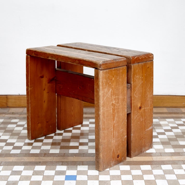 Charlotte Perriand Stool for Les Arcs, circa 1960 at 1stDibs