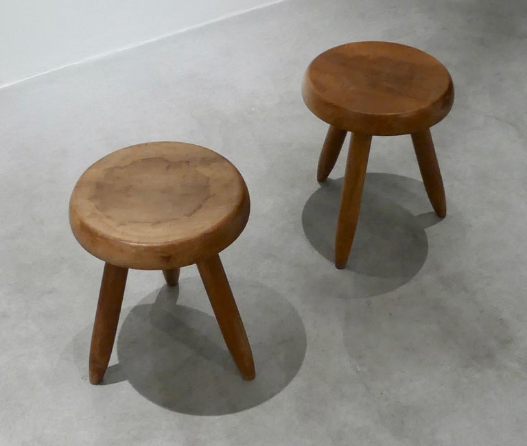 Charlotte Perriand, Stool 'Pair' at 1stDibs