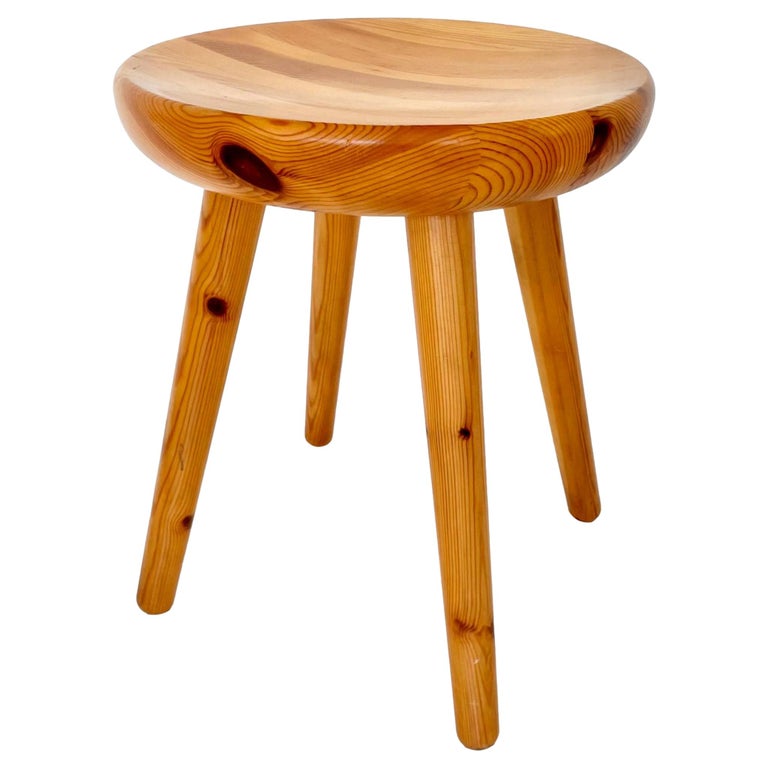 Charlotte Perriand Style Pine Stools For Sale at 1stDibs | pine stools ...