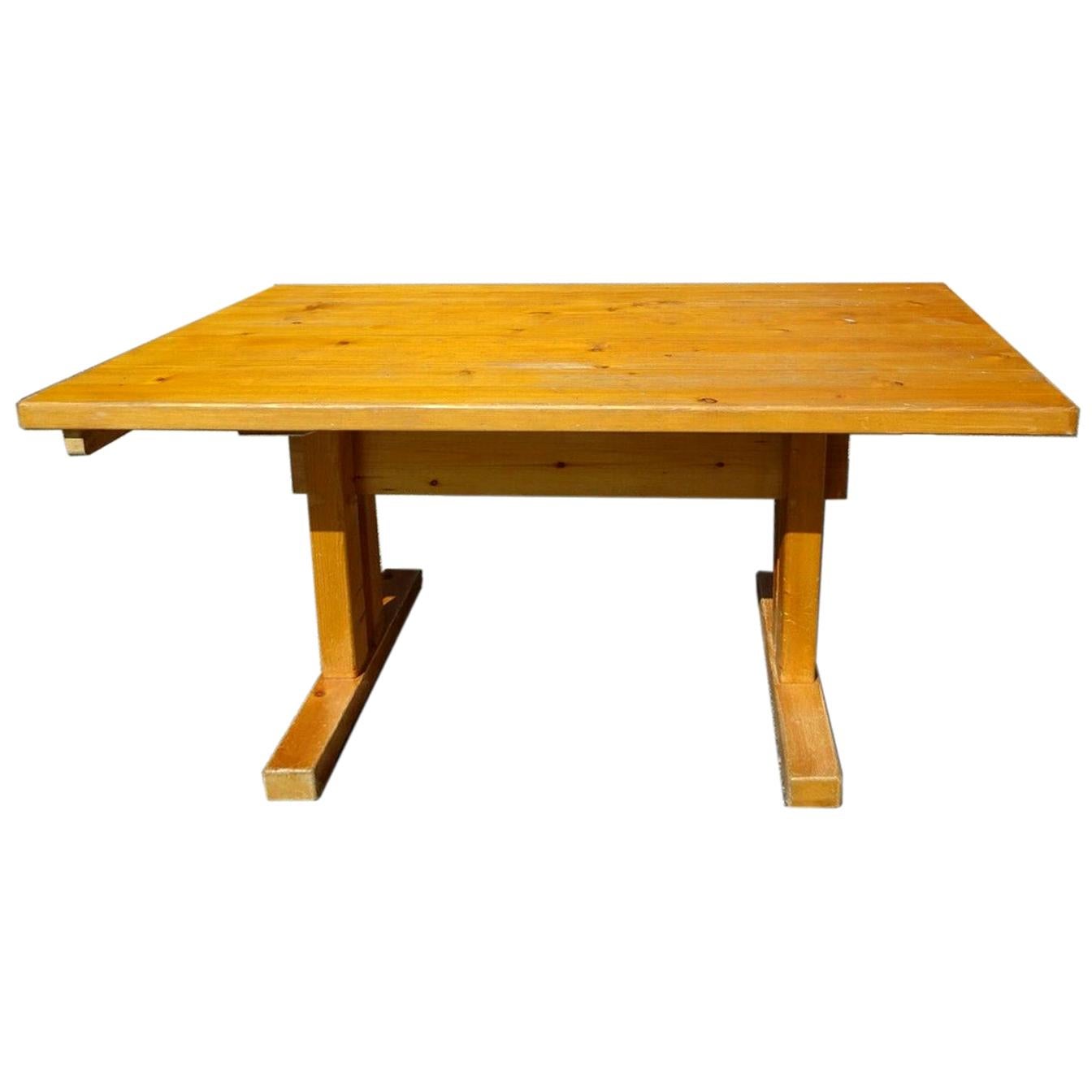 Charlotte Perriand, Table the Arcs 1600, circa 1969 For Sale at 1stDibs