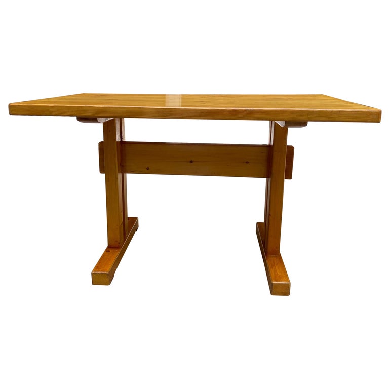 Charlotte Perriand, Table the Arcs 1600, circa 1969 For Sale at 1stDibs