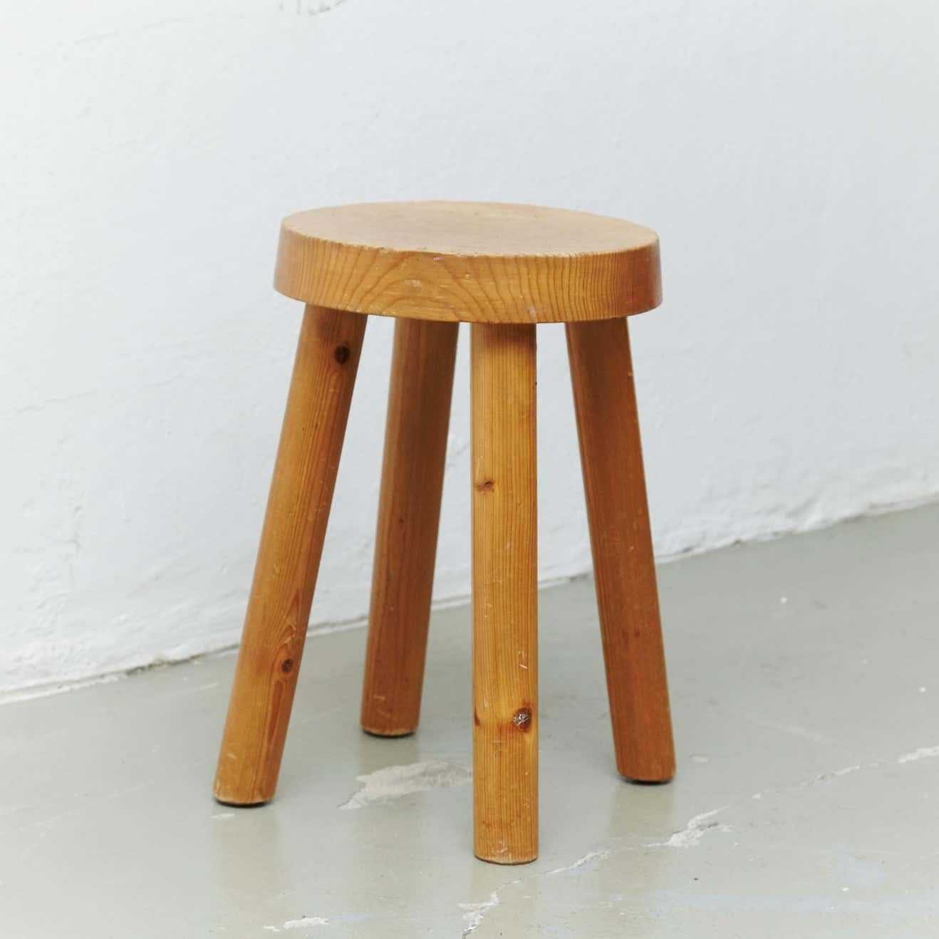 Charlotte Perriand Stool for Les Arcs, circa 1960 at 1stDibs