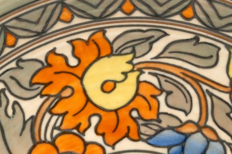 Charlotte Rhead Art Deco Crown Ducal Floral Tubelined Art Pottery ...