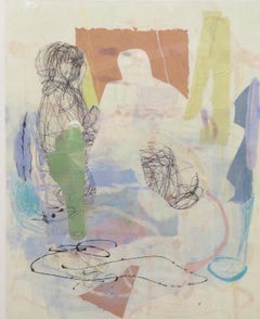 Sam Messer - Large Abstract Expressionist Figure Handmade Paper Etching ...