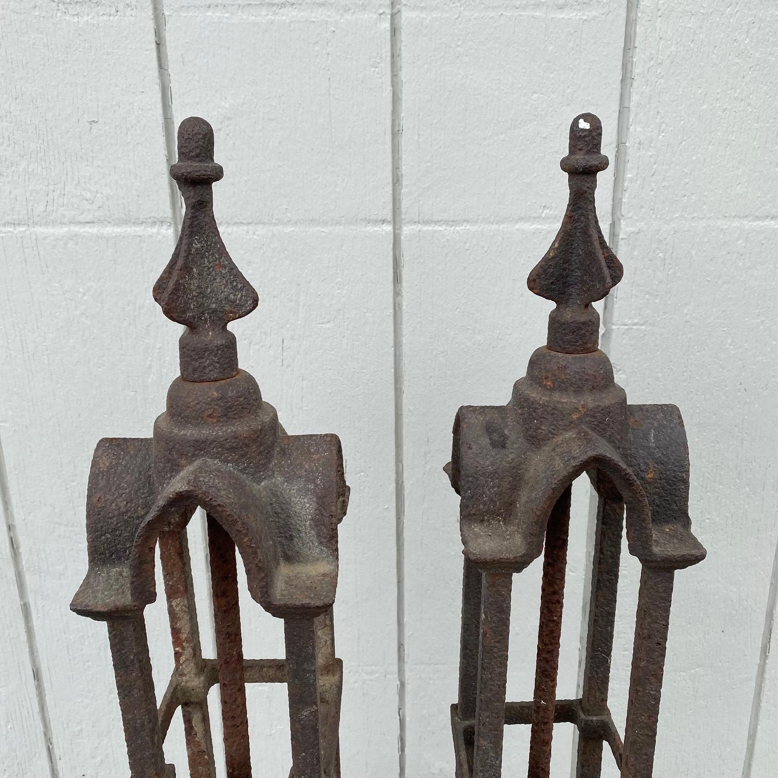 Charming 19th Century Antique Wrought Iron Garden Gate with Original ...