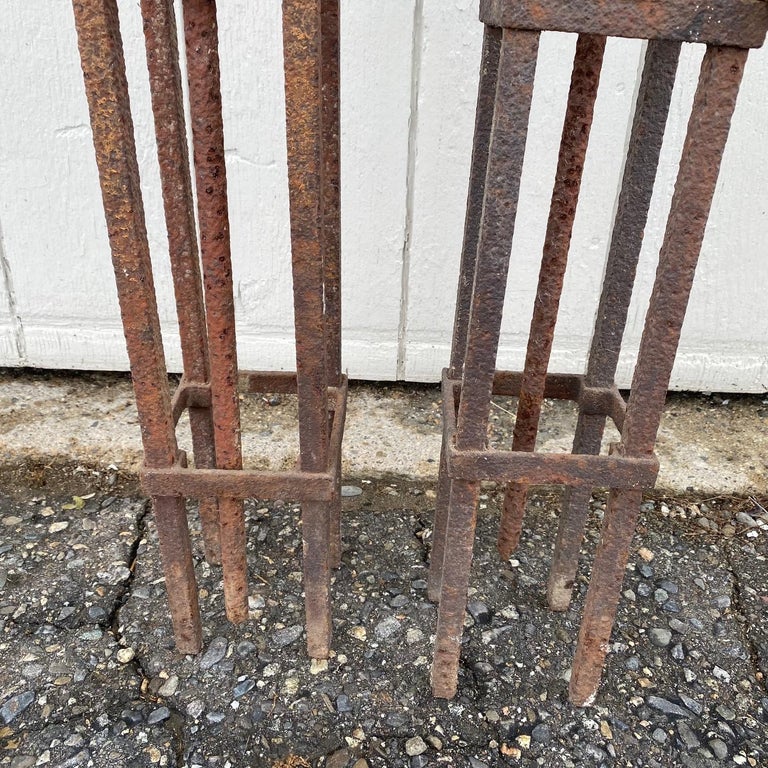 Charming 19th Century Antique Wrought Iron Garden Gate with Original ...