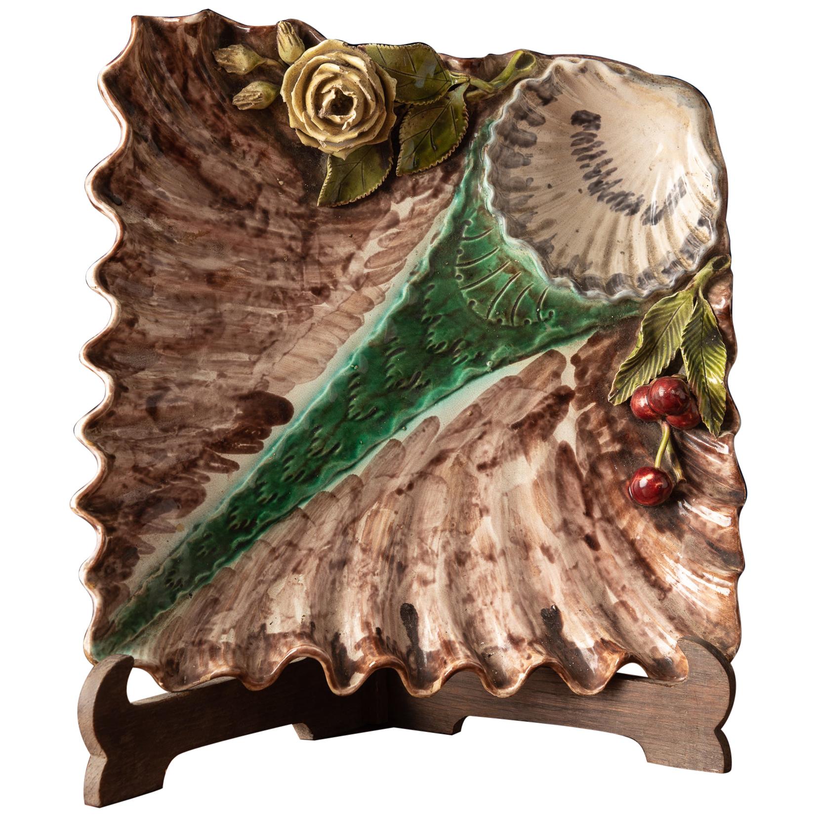 Important Wall Ceramic Abstract Plate Decoration by JN Gerard French ...