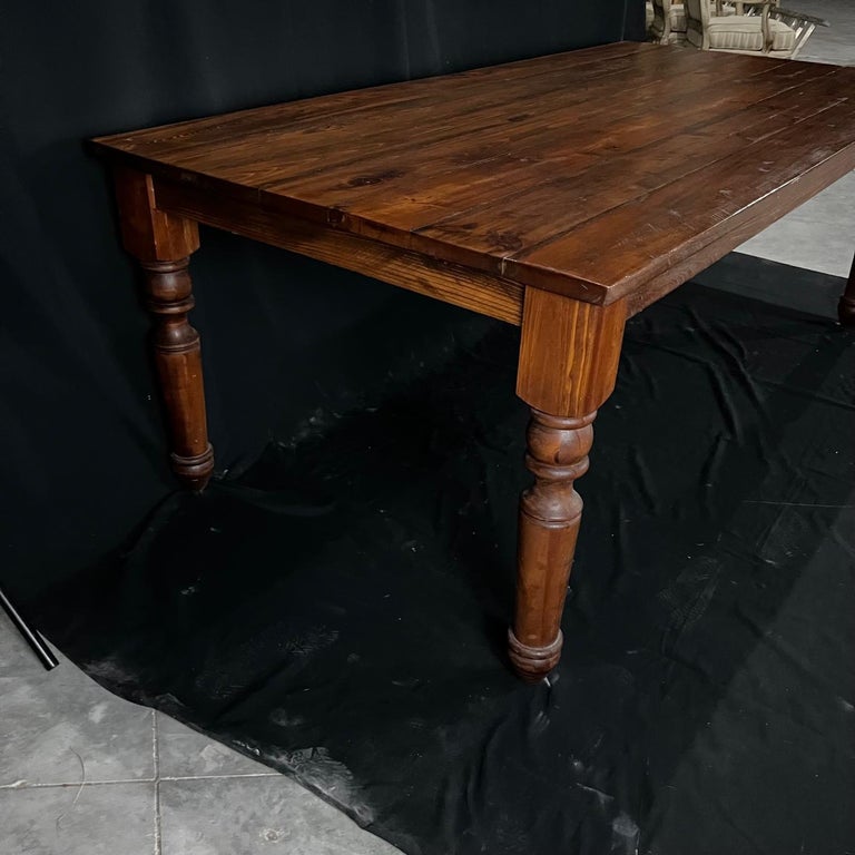 Charming French Provincial Farmhouse Style Dining Table For Sale at 1stDibs