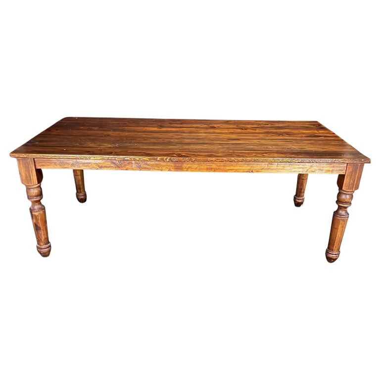 Charming French Provincial Farmhouse Style Dining Table For Sale at 1stDibs