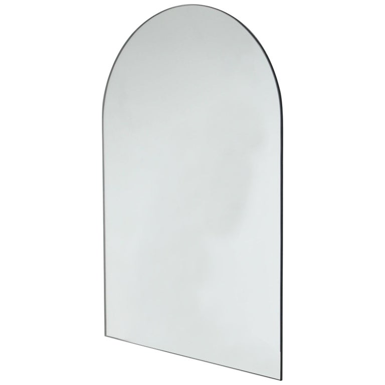 Arcus Arched Modern Contemporary Versatile Frameless Mirror, Bespoke ...