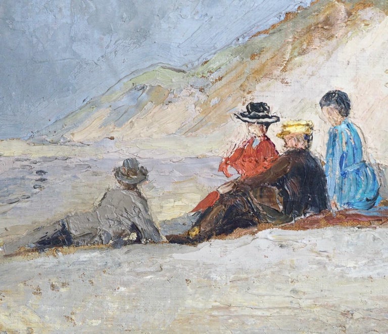 Charming Painting from Skagen, Denmark, Signed with Monogram "PH" Peter ...