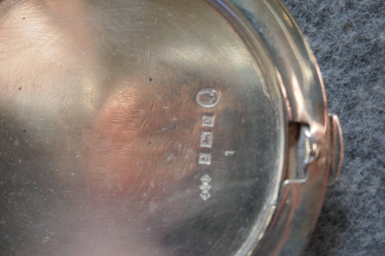 Charming Royal Air Force Sterling Silver and Blue Guilloche Enamel ...