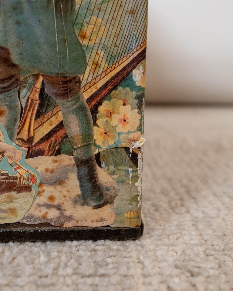 Charming Set of 3 Victorian Artful Hand Decoupaged Storage Trunks For ...