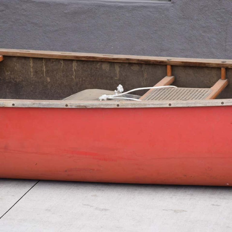 iconic red canoe